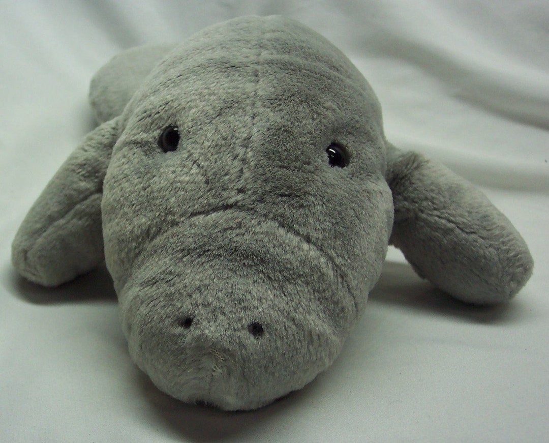Vintage Eden CUTE GRAY MANATEE 14" Plush Stuffed Animal Toy 1990's - Etsy