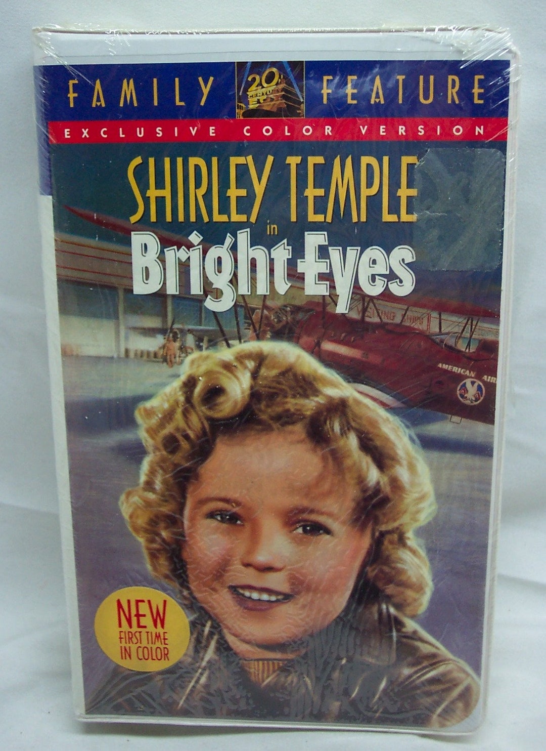 Vintage BRIGHT EYES With Shirley Temple Vhs Video Movie NEW - Etsy
