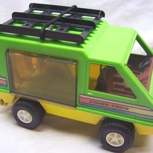 Vintage 1977 Fisher Price Adventure People Daredevil Sports Van Toy ...