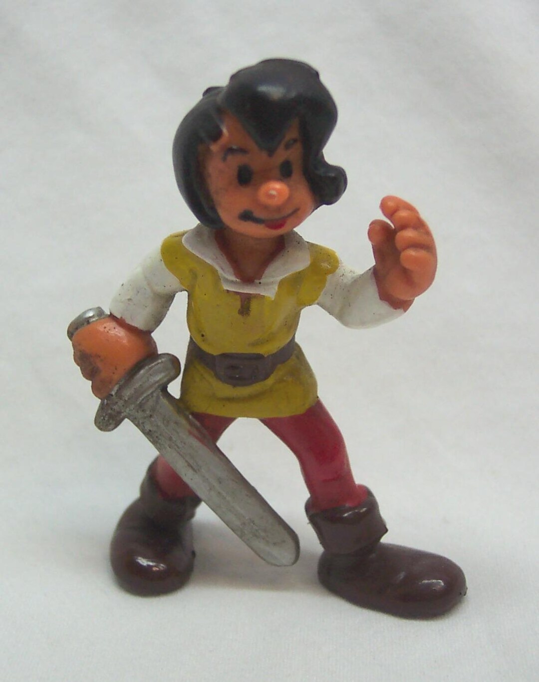 Vintage 1978 Schleich the Smurfs the Movie SIR JOHAN Boy 2" PVC ...