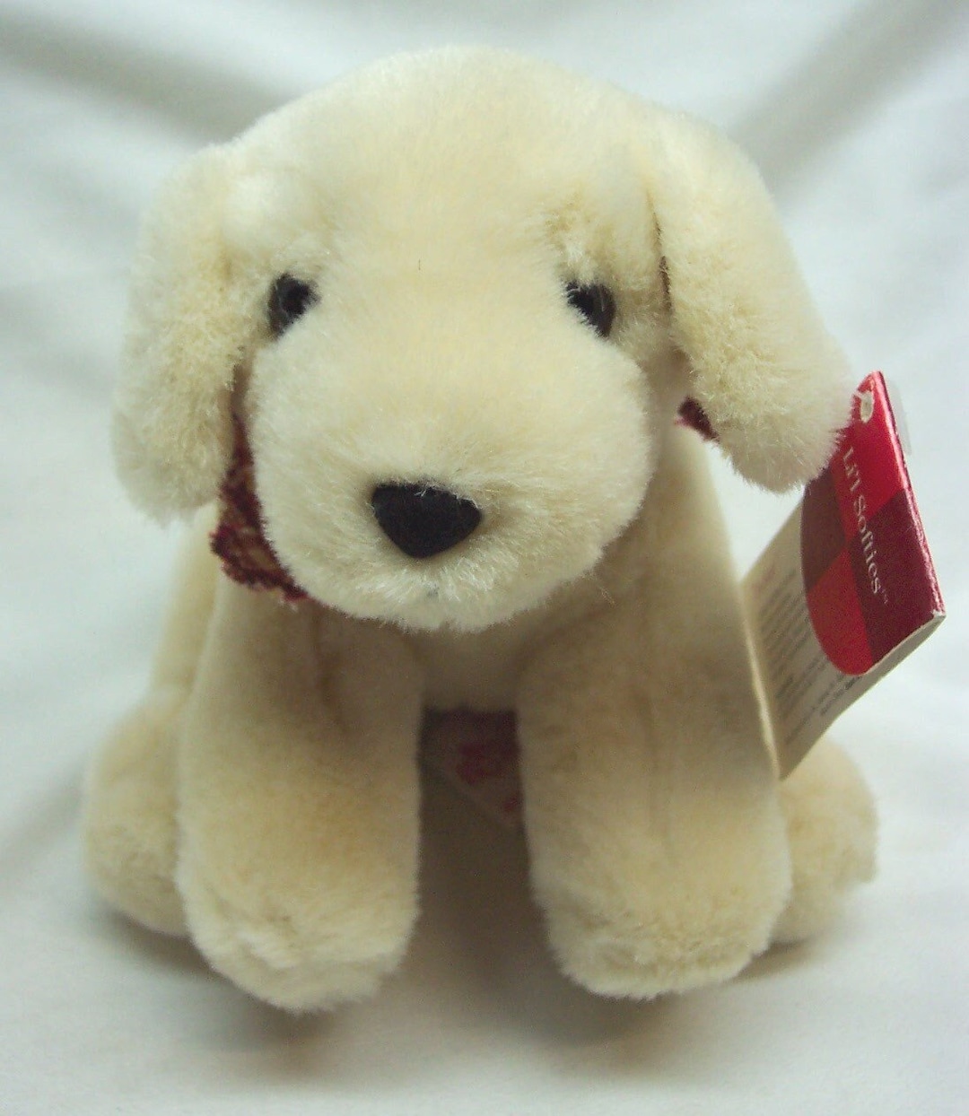Vintage Russ TUCKER YELLOW LABRADOR Lab Dog 5" Plush Stuffed Animal Toy ...