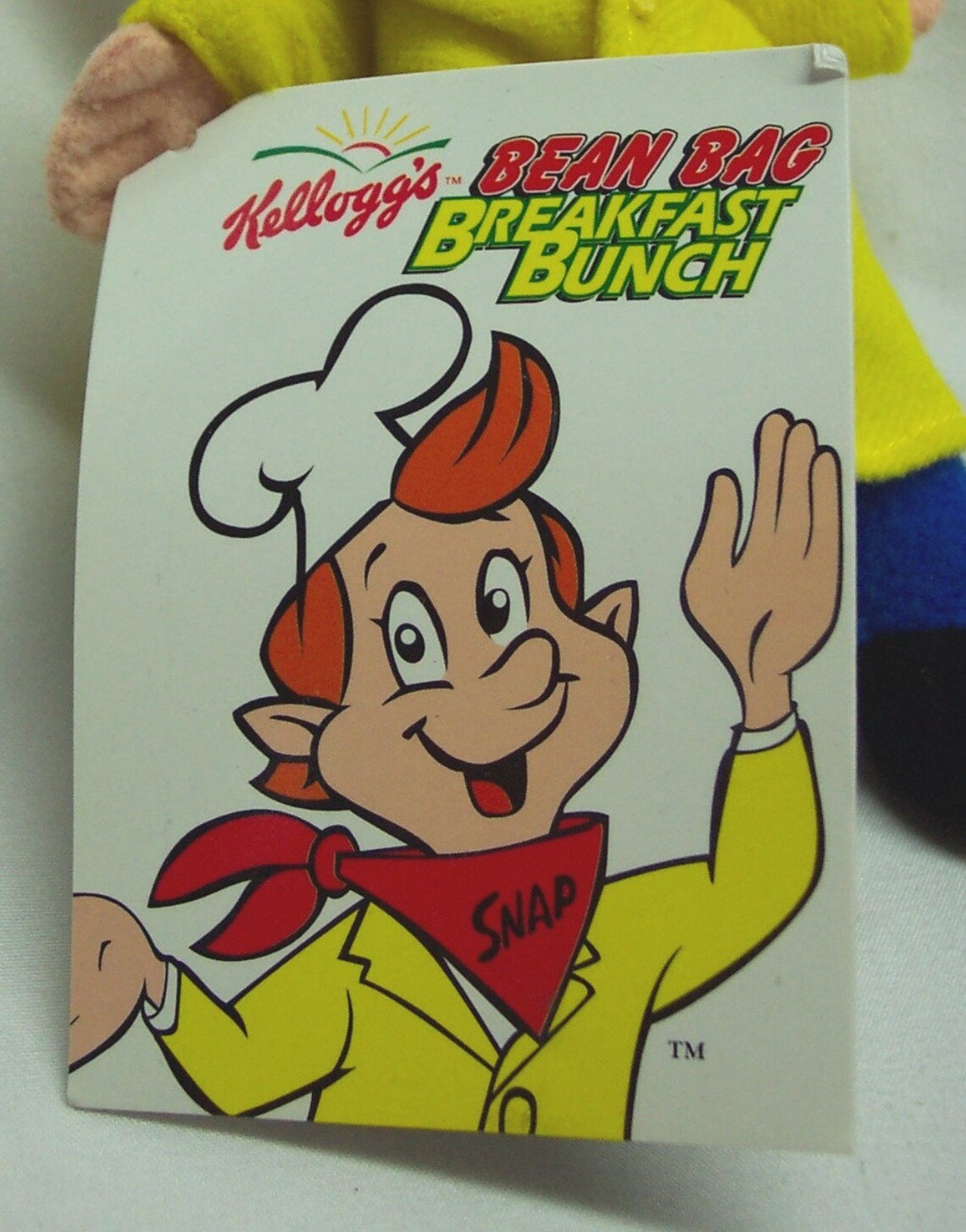 Vintage 1997 Kellogg's Rice Krispies SNAP MASCOT CHARACTER 6" Plush ...