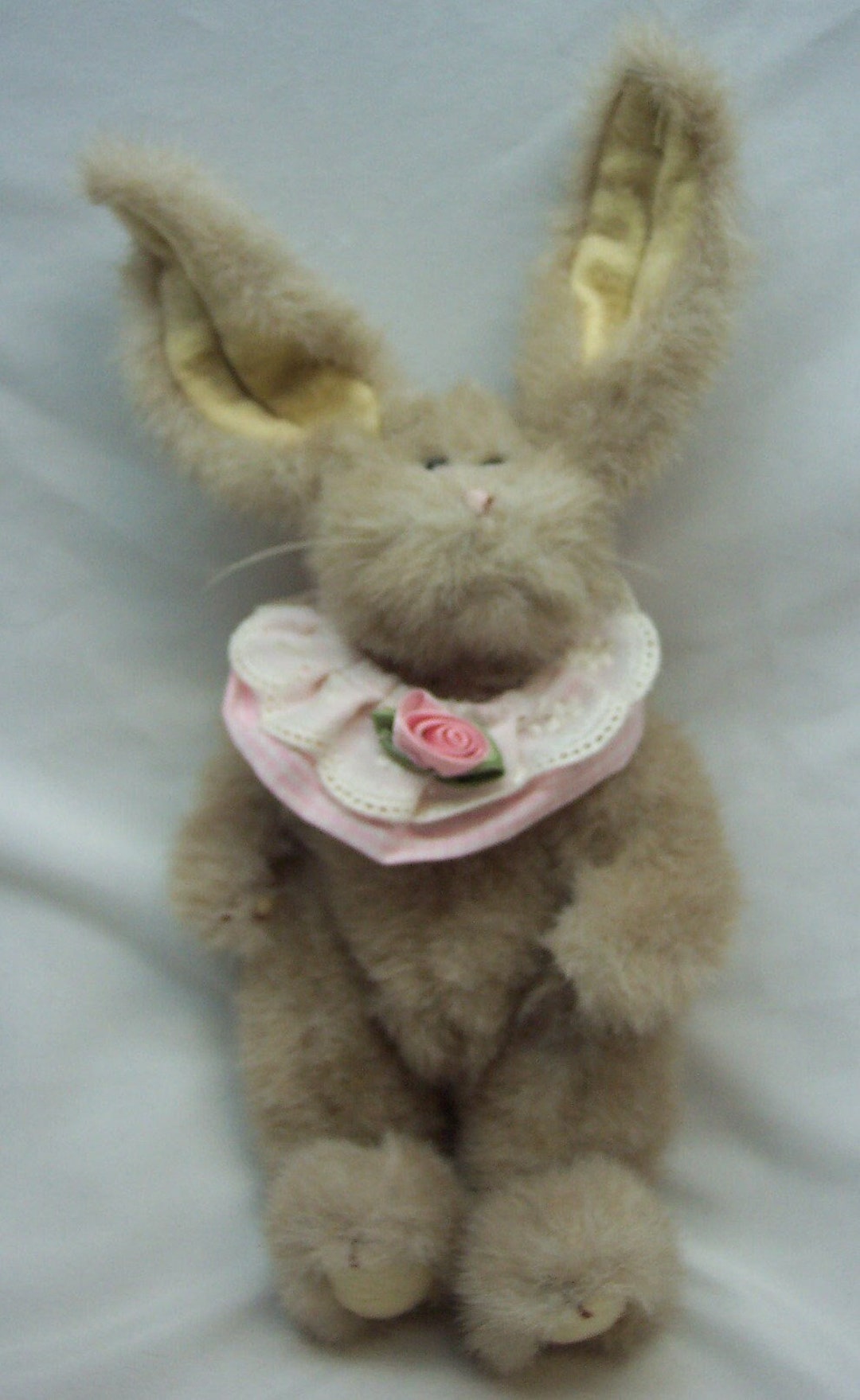 Vintage 1993 TY Tan Jointed Bunny Rabbit 11" Plush Stuffed Toy 1990's ...