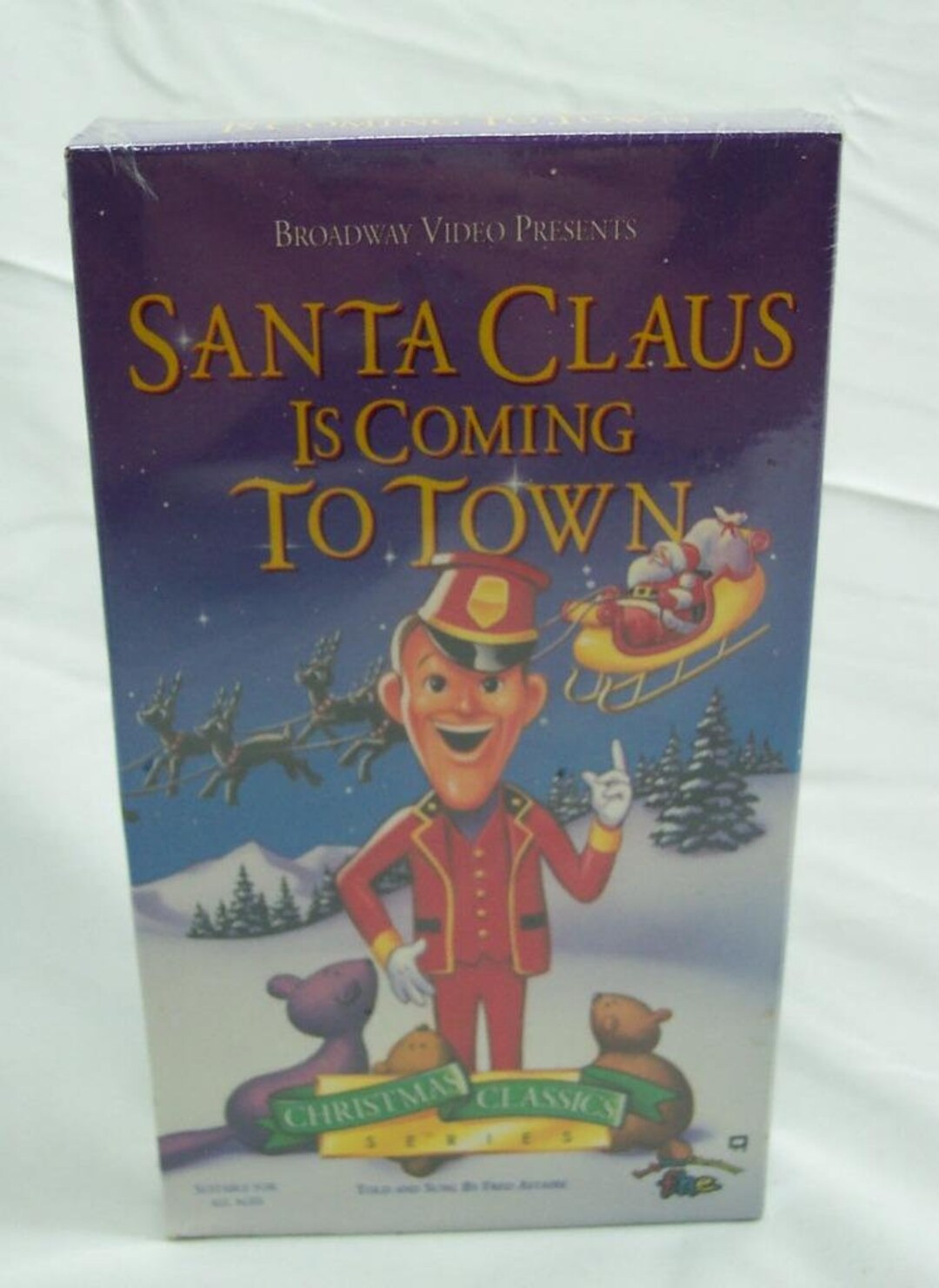 Vintage Santa Claus is Coming to Town Christmas VHS VIDEO NEW Animated ...
