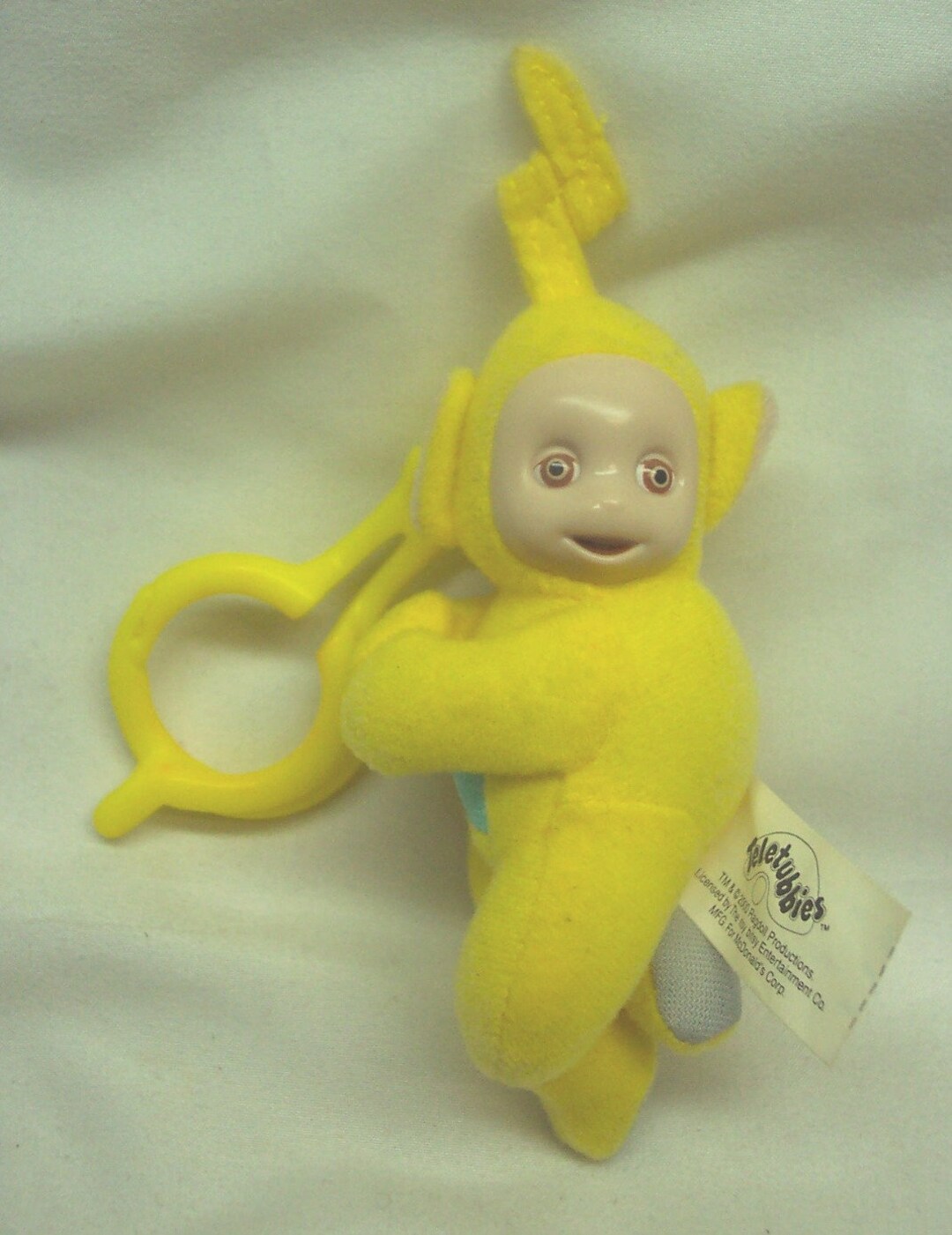 Vintage 2000 Teletubbies YELLOW LAA LAA Plush Stuffed Animal Toy ...