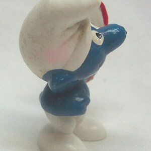 Vintage 1972 Schleich the Smurfs VANITY SMURF 2" PVC Toy Figure - Etsy