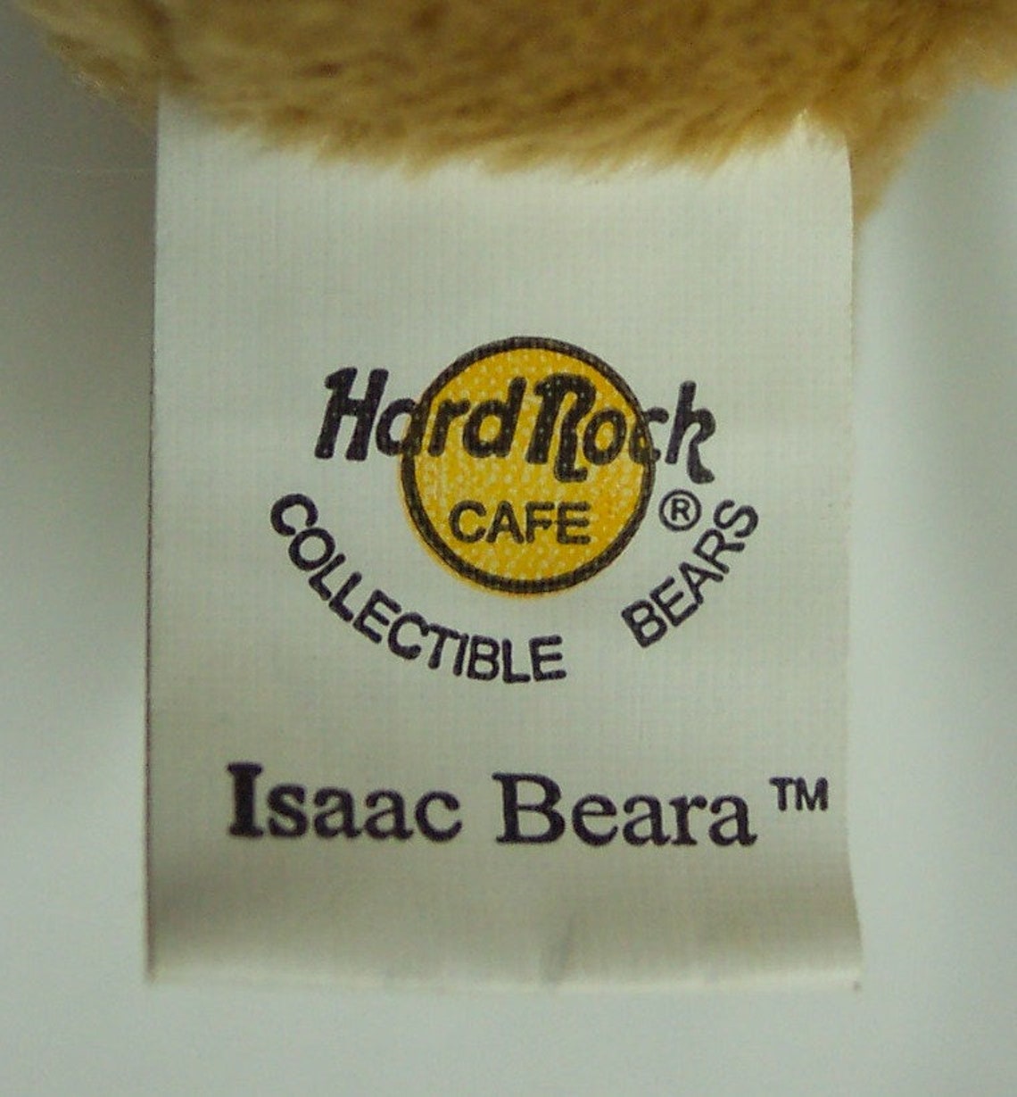 Vintage Hard Rock Cafe ATLANTIC CITY Isaac Beara Teddy Bear 8" Bean Bag ...