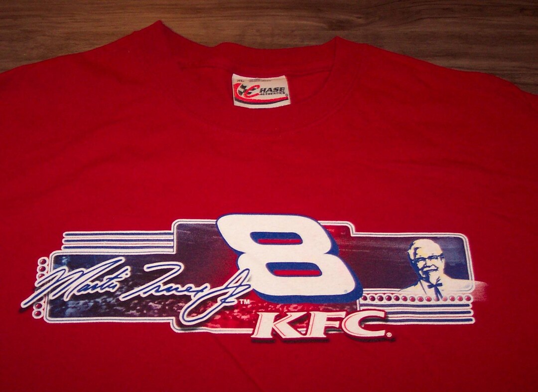Vintage MARK TRUEX Jr. #8 Nascar T-shirt Mens XL Racing Chase ...