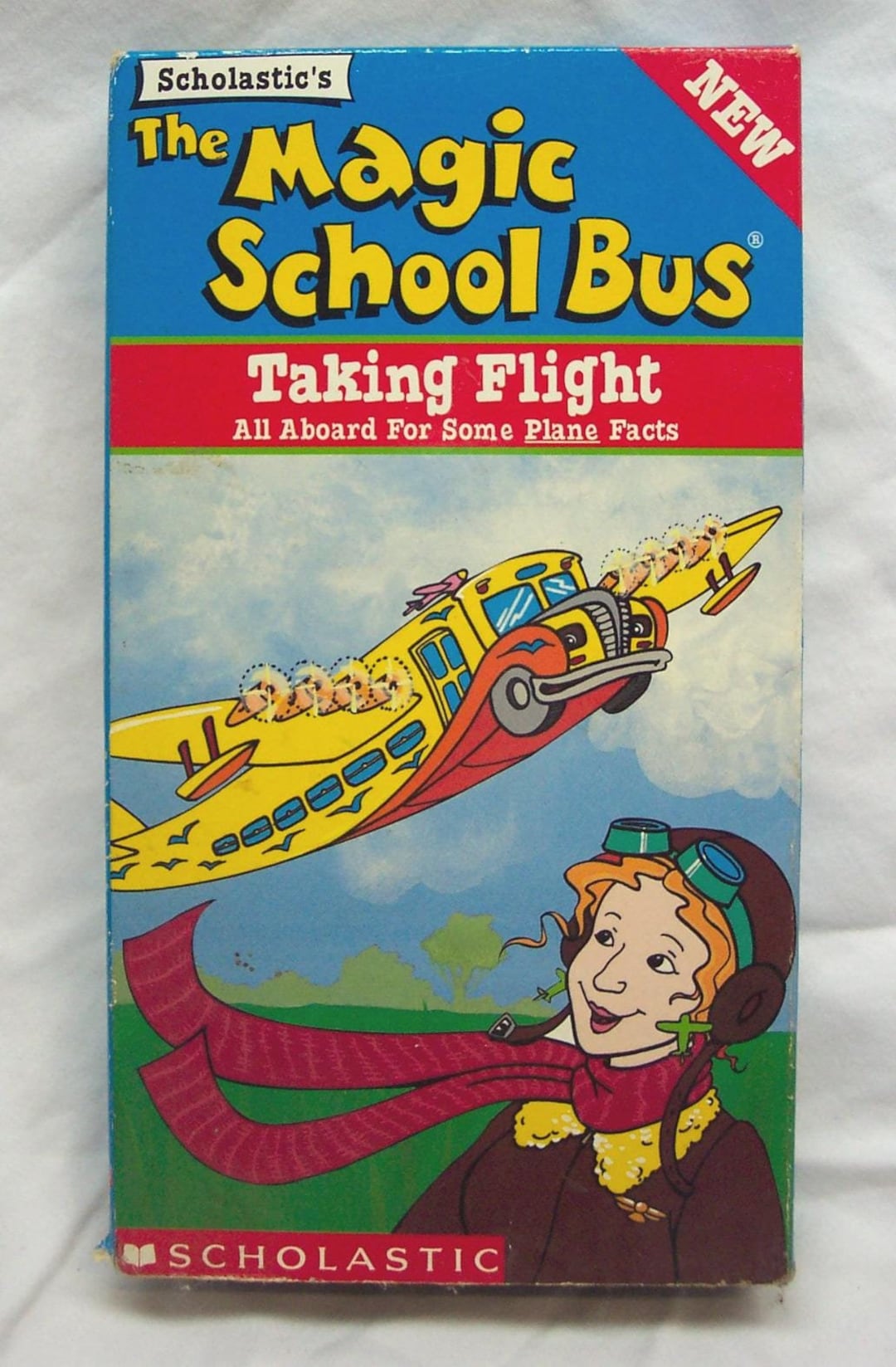 Vintage Scholastic's the Magic School Bus TAKING FLIGHT Plane Facts Vhs ...