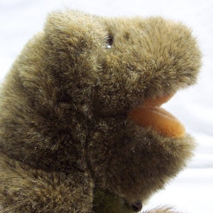 Vintage 1984 GUND FROG or TOAD Hand Puppet 9 Plush Stuffed Animal Toy ...