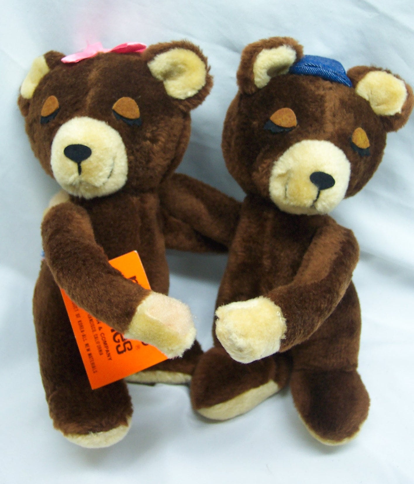 Vintage Antique 1977 Dakin Nature Babies Hugging TEDDY BEAR - Etsy