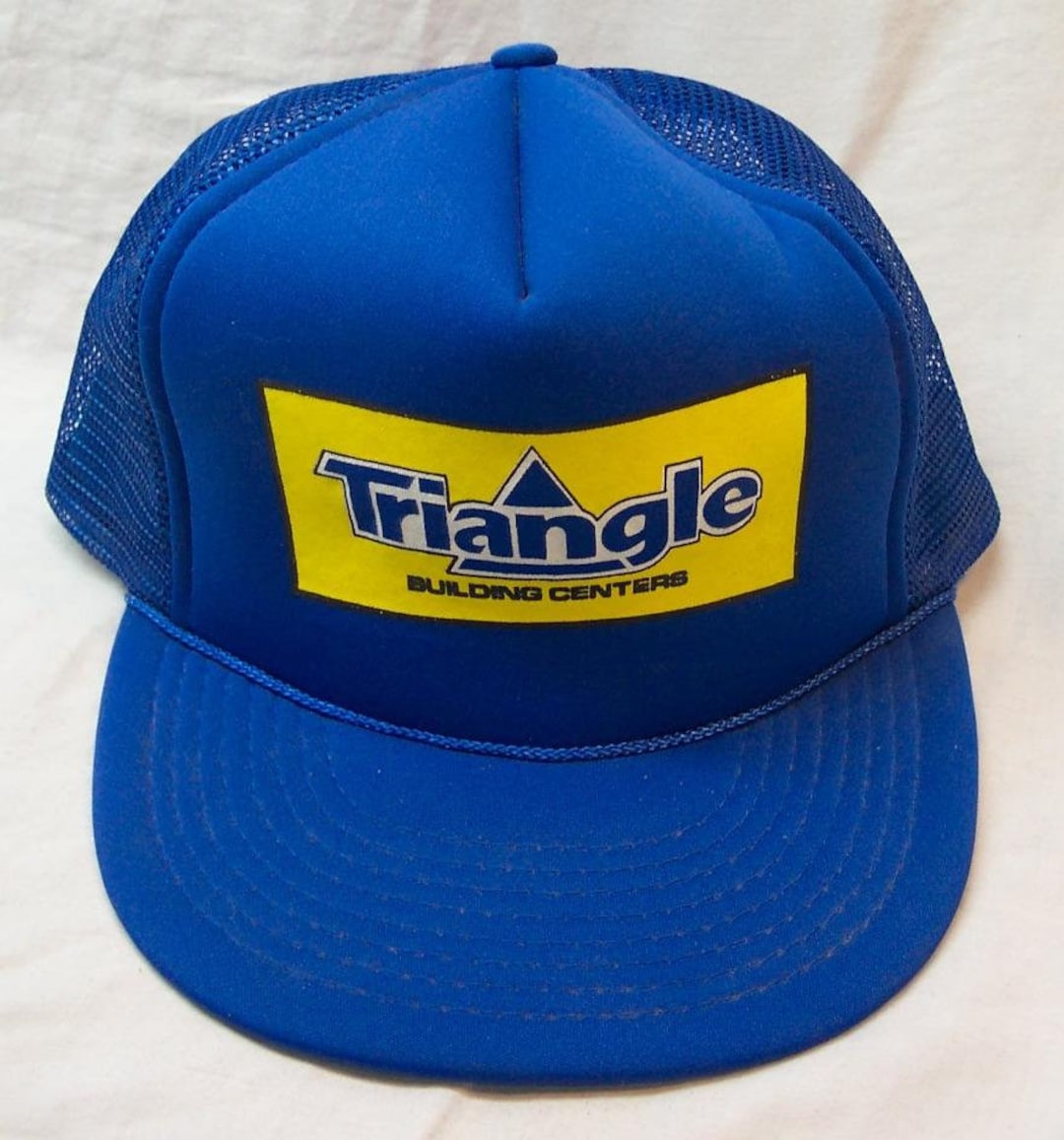 Vintage TRIANGLE Building Centers MLB Baseball Hat Cap 1980's OSFA New ...