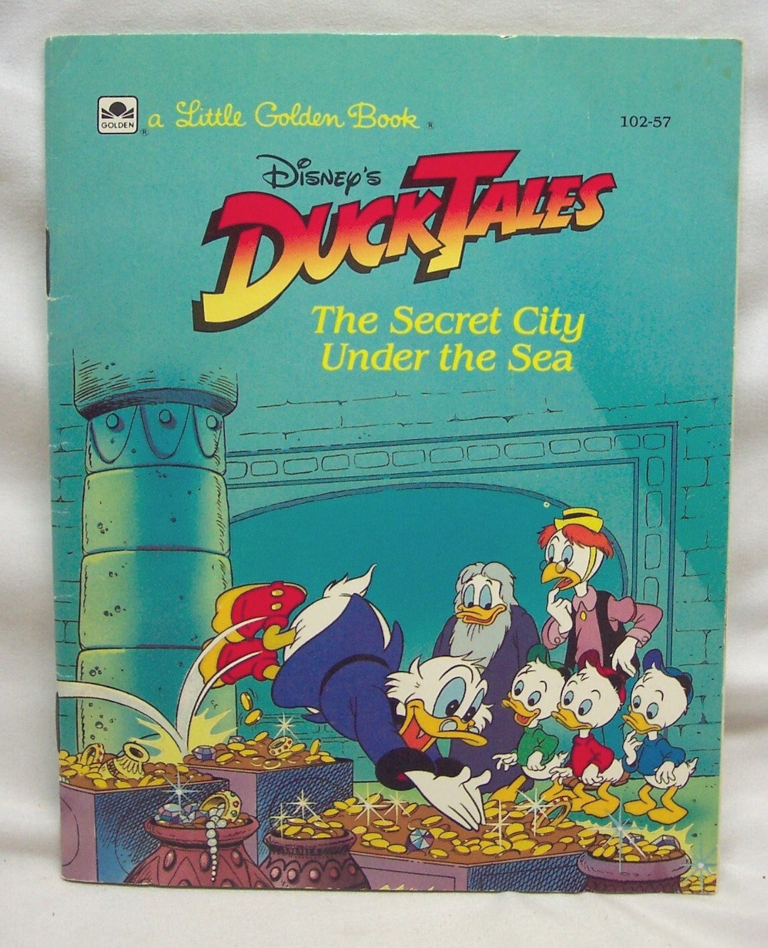 Vintage 1988 Walt Disney DUCKTALES the Secret City Under the Sea ...