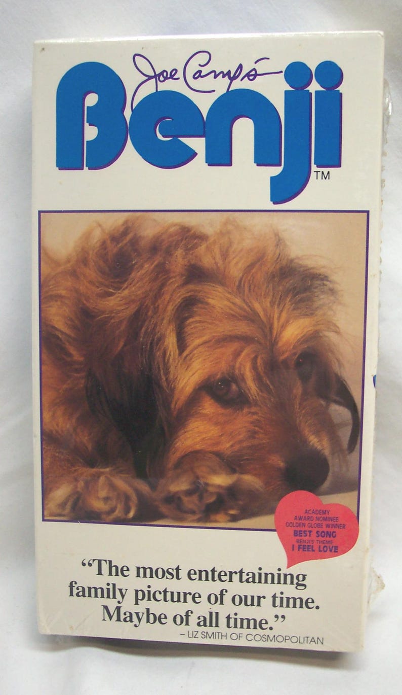 Vintage 1973 Joe Camp's BENJI the Dog VHS Video Movie NEW in Shrinkwrap ...