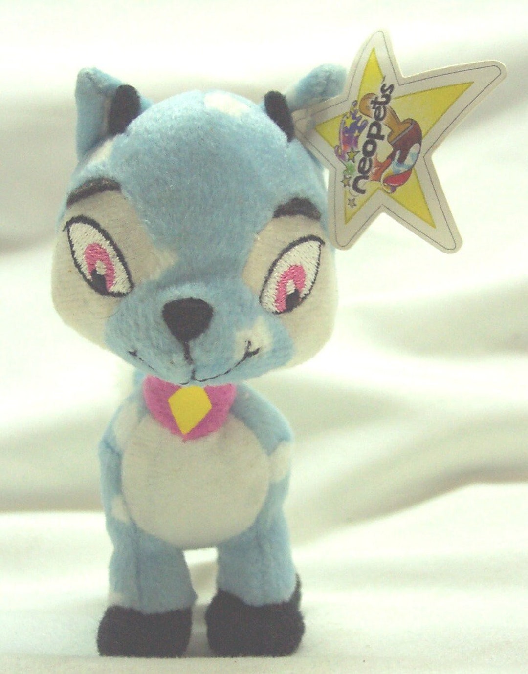 Vintage 2004 Neopets BLUE CLOUD IXI Neopet 4" Plush Stuffed Animal Toy ...