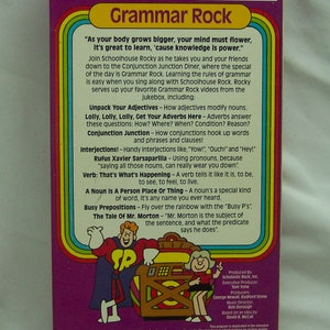 Vintage School House Rock GRAMMAR ROCK Vhs Video 1995 - Etsy