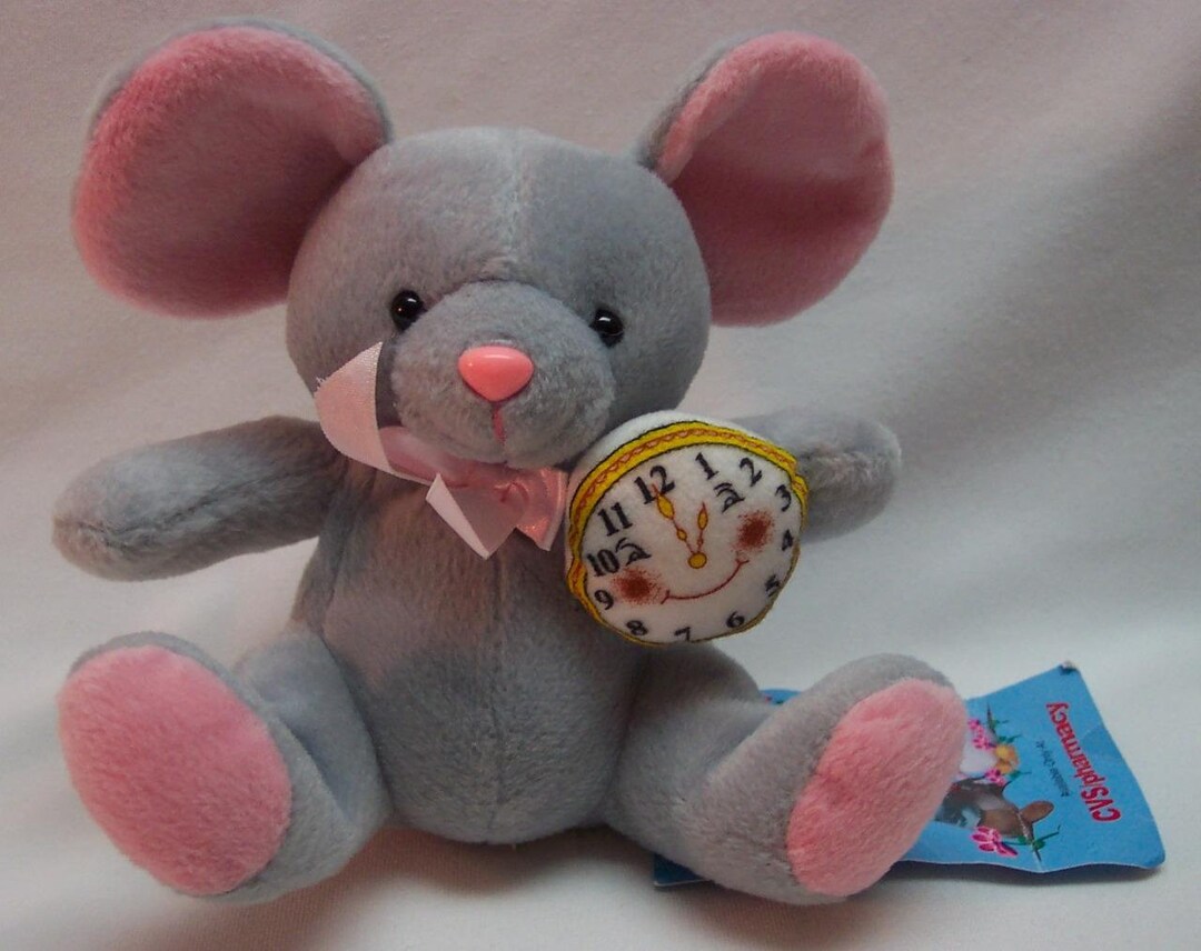 Vintage Peter Cottontail's Friends MOUSE From HICKORY DICKORY 6" Plush ...