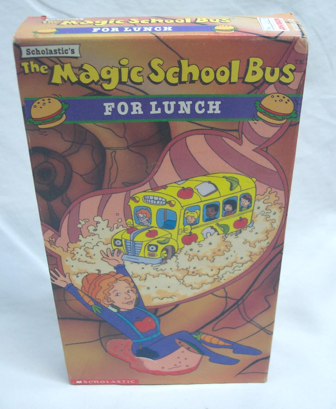 Vintage Scholastic's the Magic School Bus FOR LUNCH Vhs Video Digestive ...