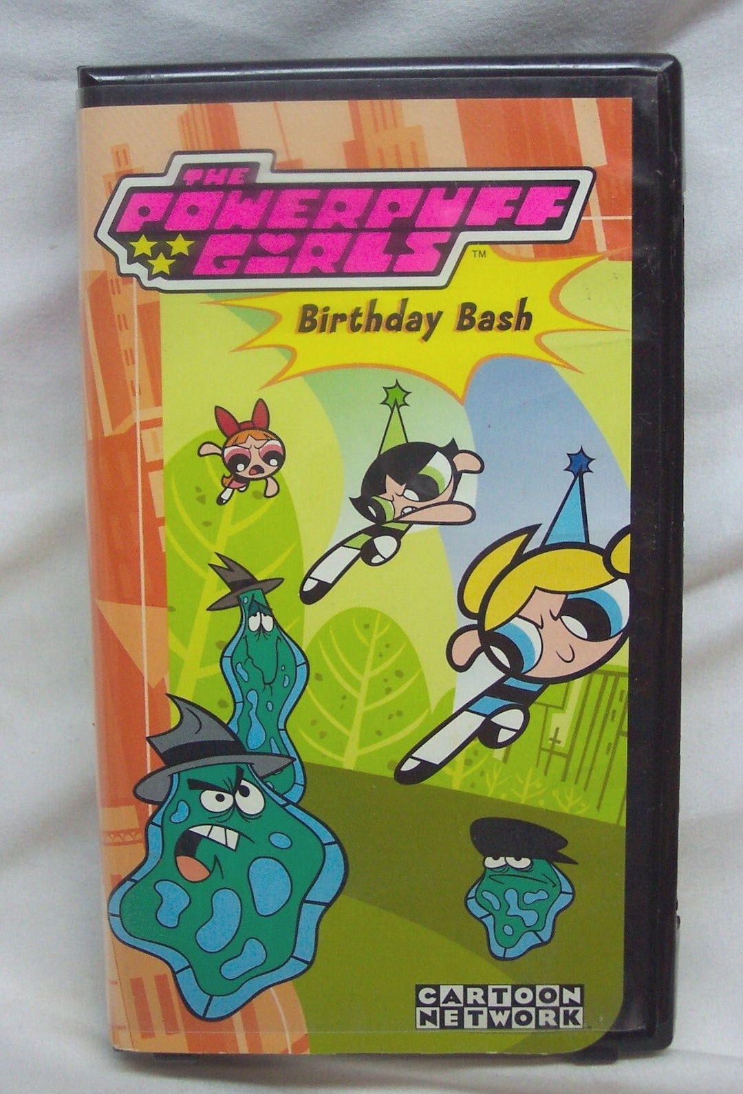 Vintage 2000 Cartoon Network THE POWERPUFF GIRLS Birthday Bash Vhs ...