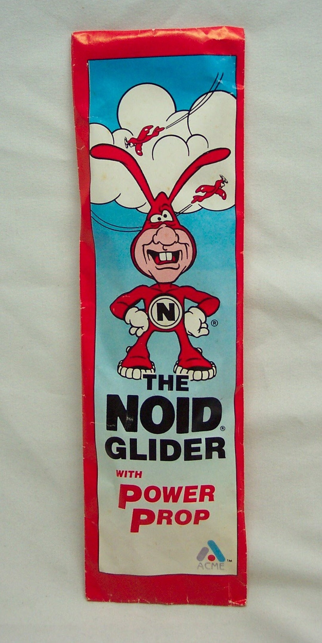 Vintage 1989 Dominos Pizza NOID Glider With Power Prop Toy NEW 1980's ...