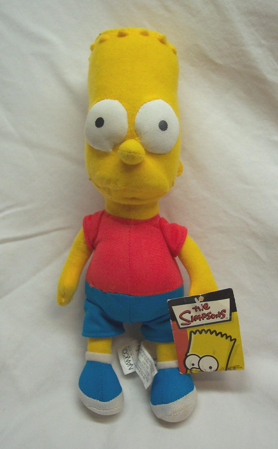 Vintage 2005 Vintage the Simpsons BART SIMPSON 10" Plush Stuffed Animal ...