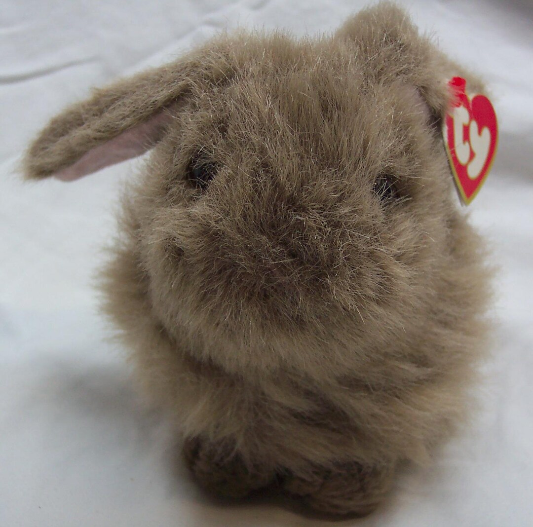 Vintage 1993 TY Classic NIBBLES Bunny RABBIT 8" Plush Stuffed Animal ...