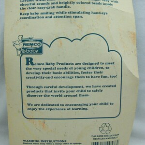 Vintage 1990 GARFIELD Cat Remco BABY RATTLE Plastic Toy New in Package ...