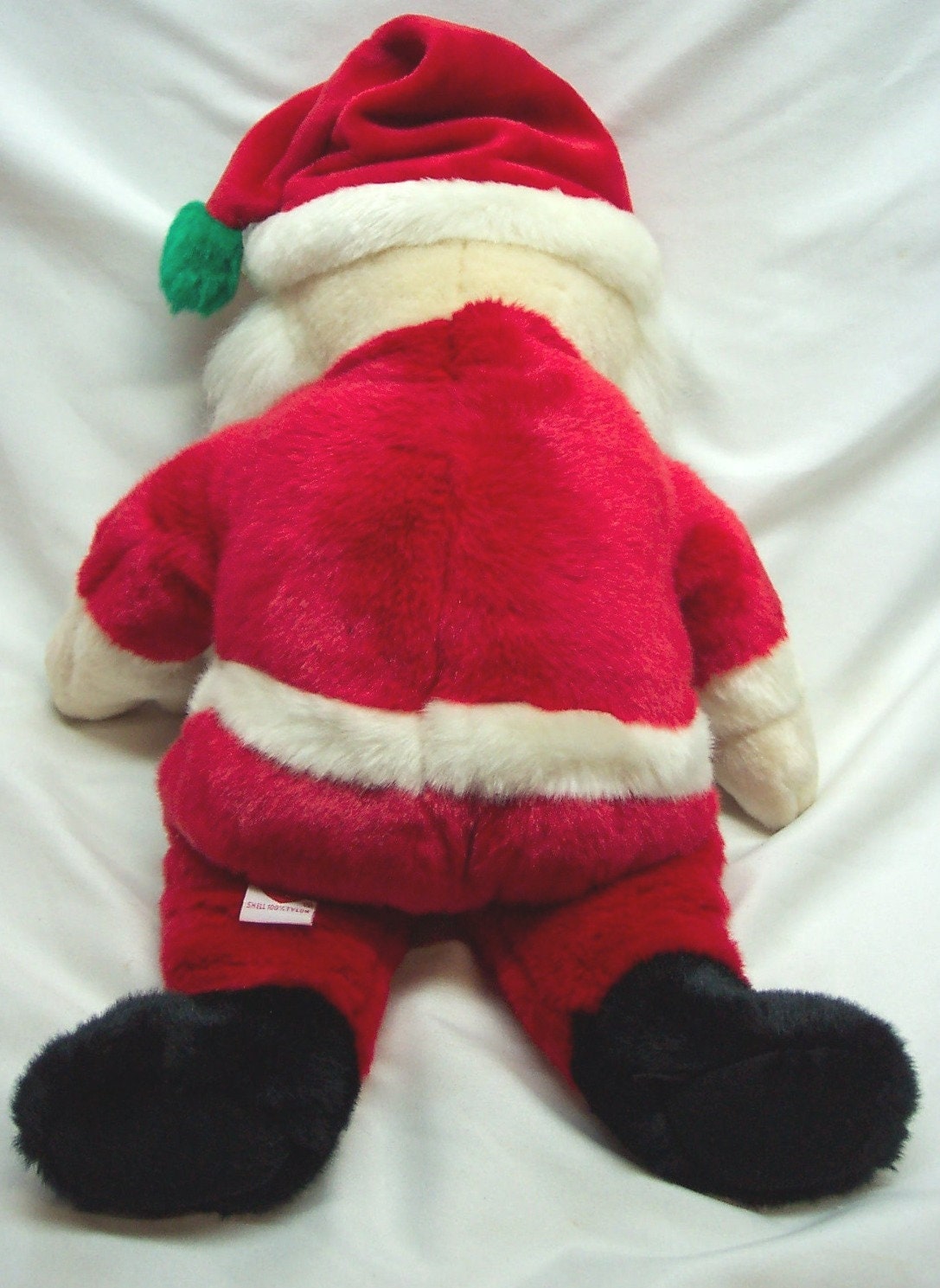 Vintage TY Beanie Buddy SANTA CLAUS 15" Plush Stuffed Animal Toy 2000 ...
