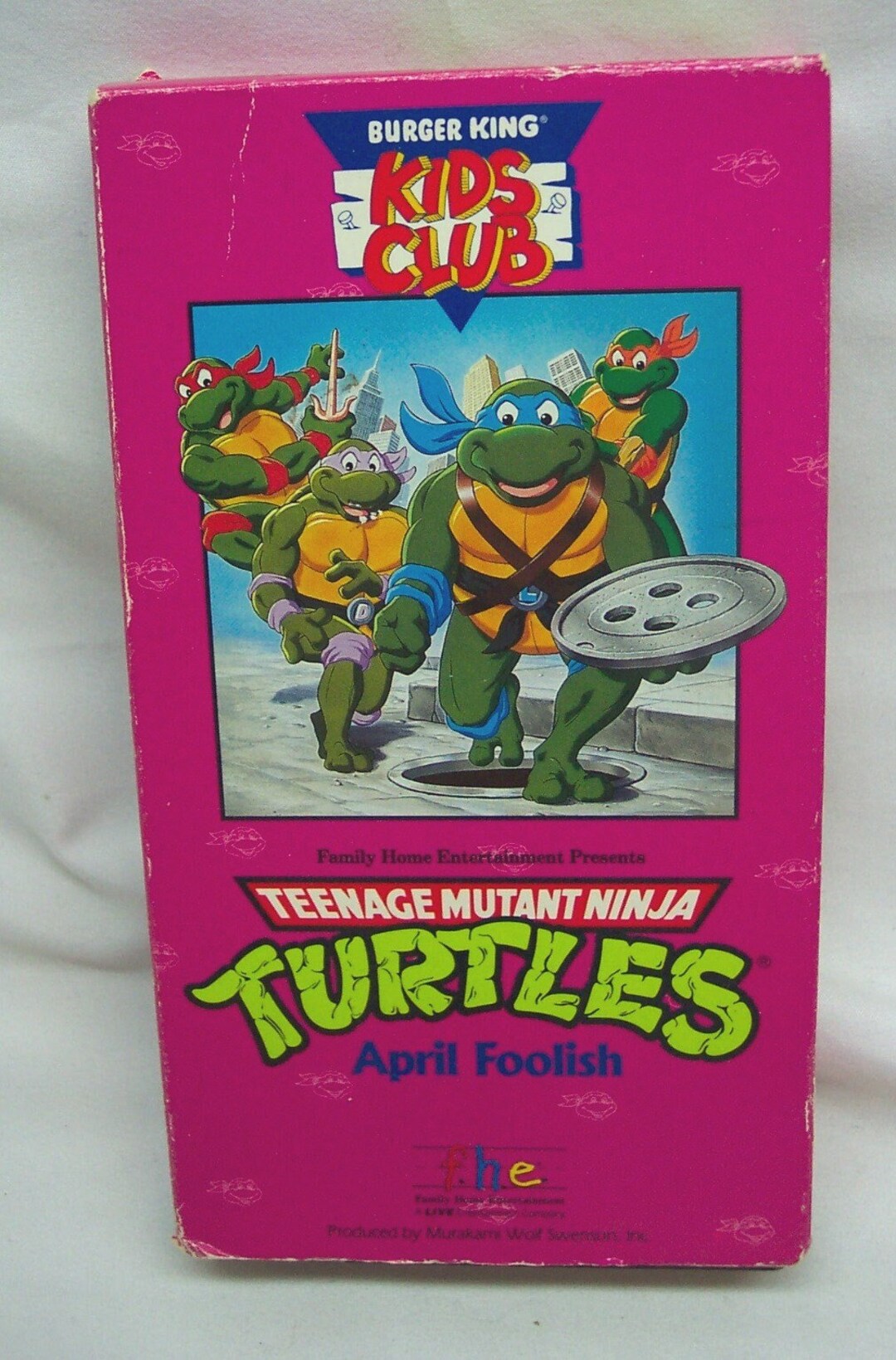 Vintage 1990 Teenage Mutant Ninja Turtles April Foolish VHS Video 1990 ...