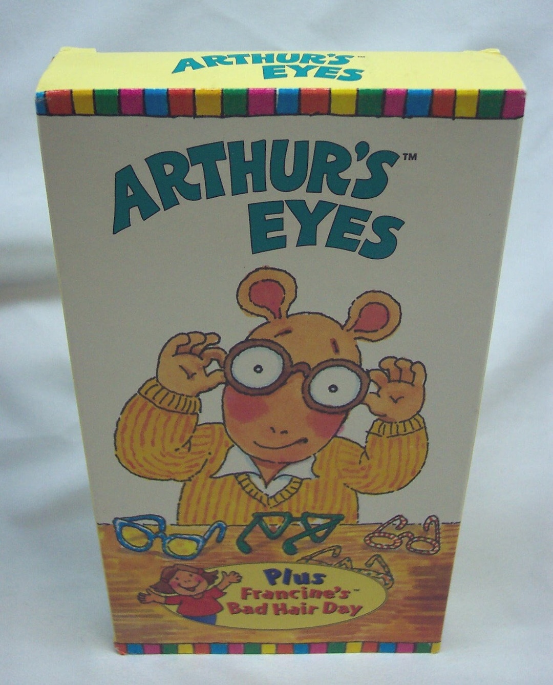 Vintage 1999 Marc Brown ARTHUR Arthur's Eyes Animated VHS Video 1990's ...