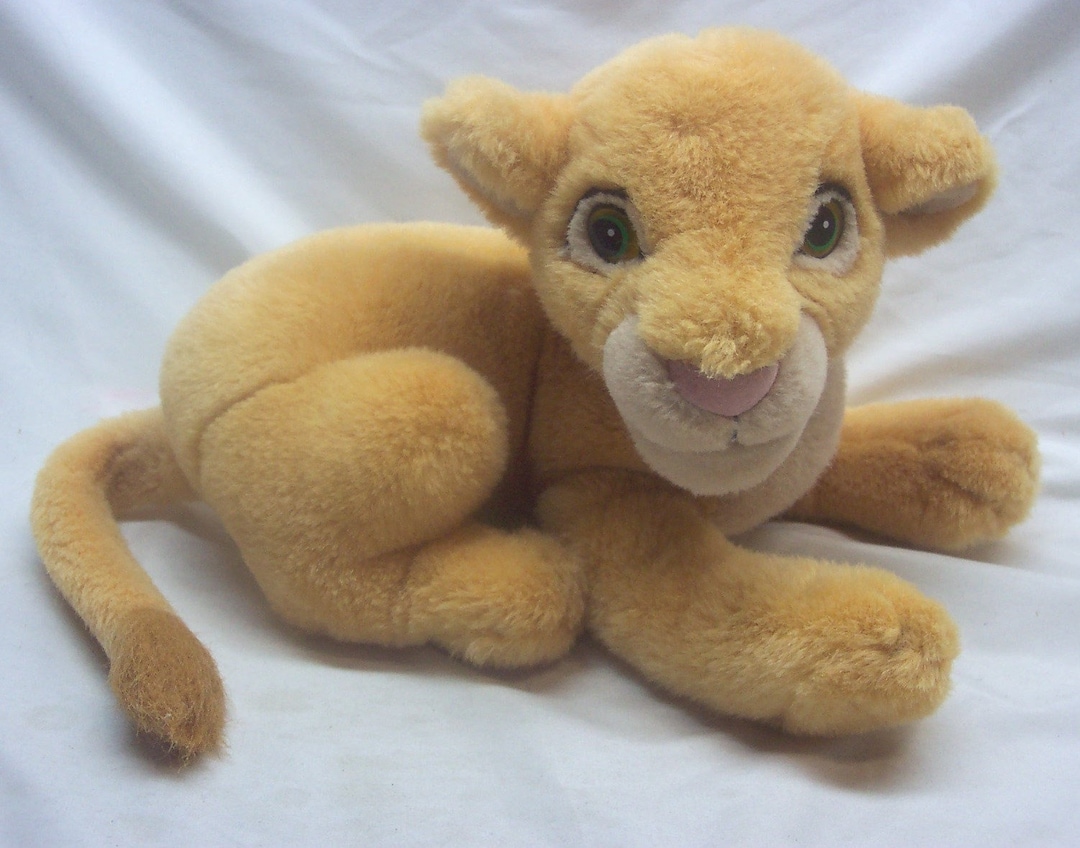 Vintage Walt Disney the Lion King Young SIMBA LION Cub 11" Plush ...