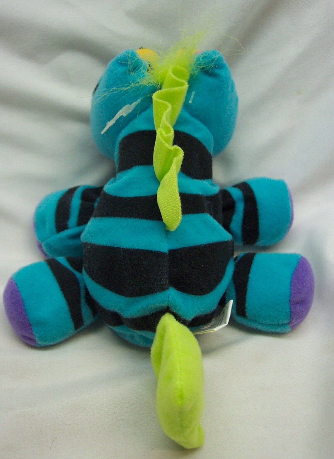 Vintage Crayola COLORFUL ZEBRA 5" Bean Bag Stuffed Animal Toy 2000's ...