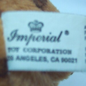 Vintage Imperial Toy Corp MINI GIRAFFE 5" Bean Bag Stuffed Animal Toy 1990's - Etsy