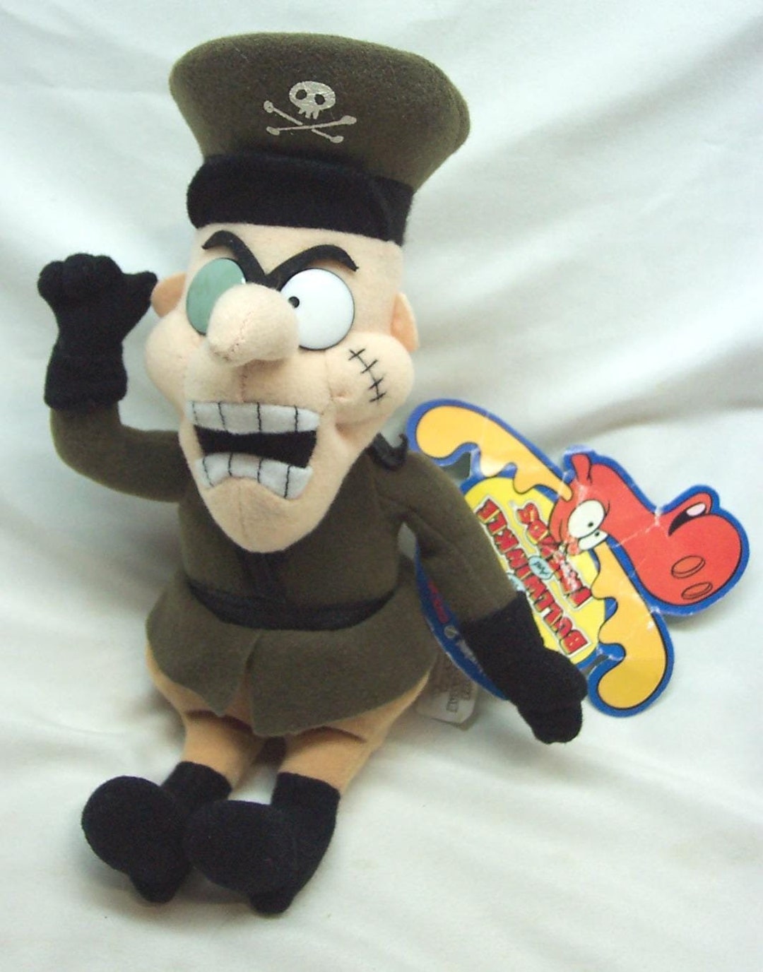 Vintage 1999 Rocky & Bullwinkle FEARLESS LEADER 9" Plush Stuffed Animal ...