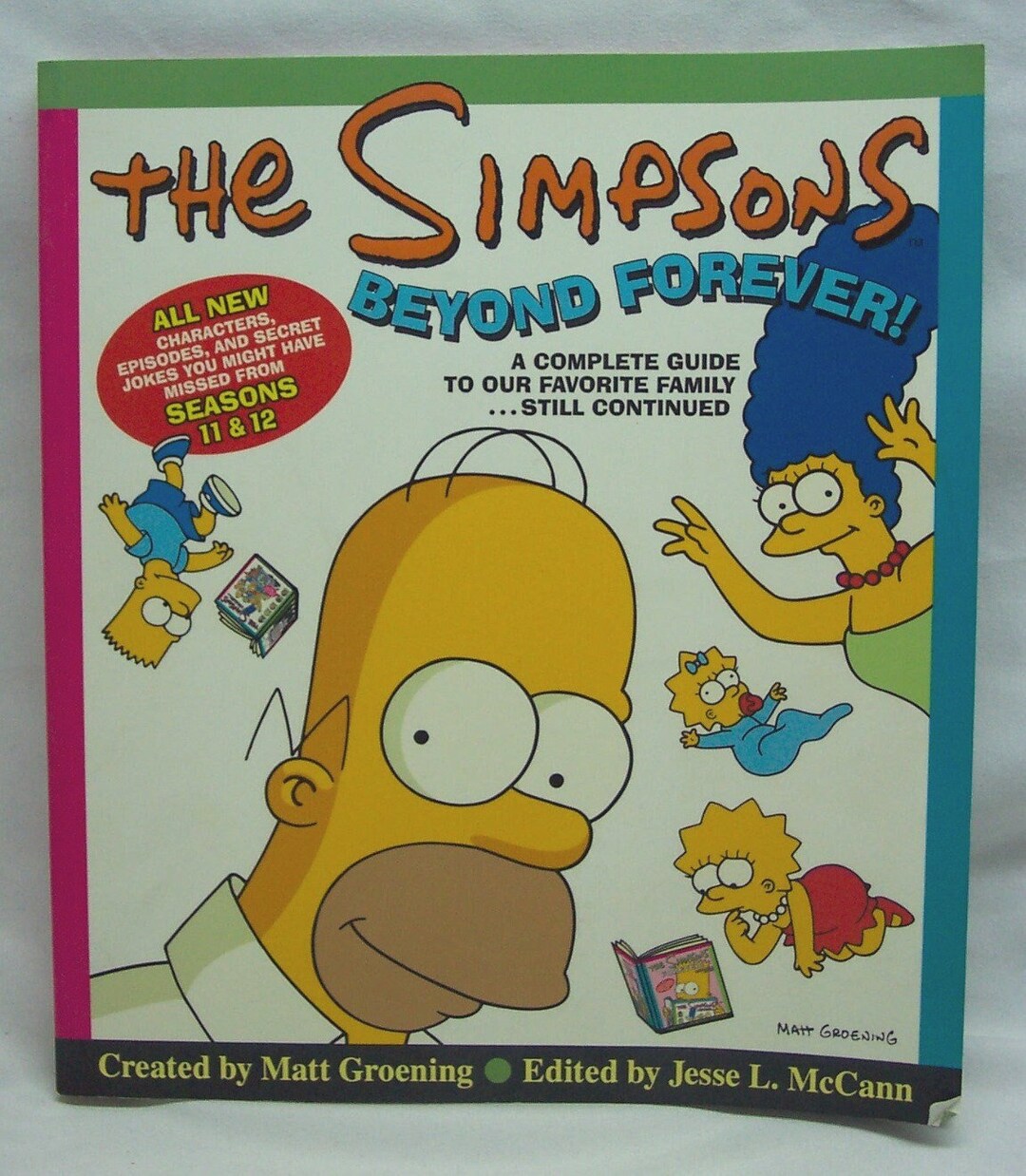 Vintage 2002 Matt Groening THE SIMPSONS Beyond Forever Book 2000's - Etsy