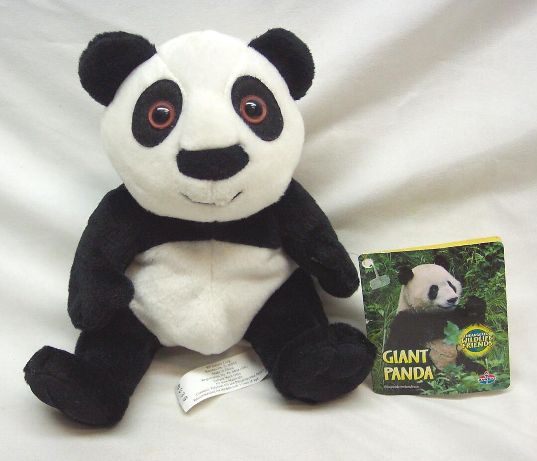 Vintage 2000 Amoco ENDANGERED Wildlife Friends GIANT PANDA Plush ...
