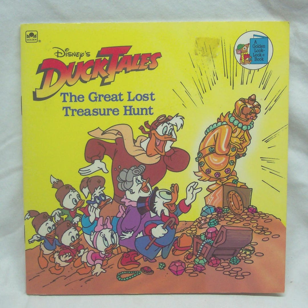 Vintage 1987 Walt Disney DUCKTALES the Great Lost Treasure Hunt ...