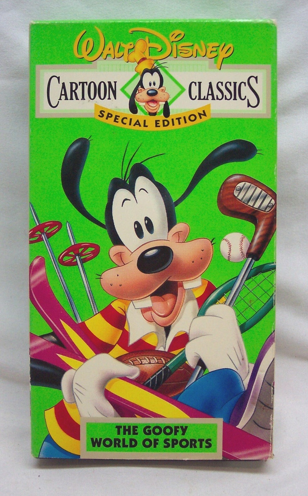 Vintage Walt Disney Cartoon Classics THE GOOFY World of Sports Vhs ...