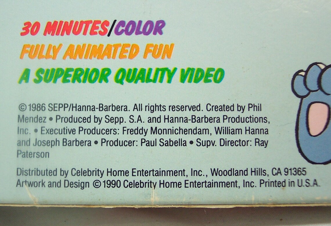 Vintage 1986 Mini Features FOOFUR LEGAL BEAGLES Animated Vhs Video 1980 ...