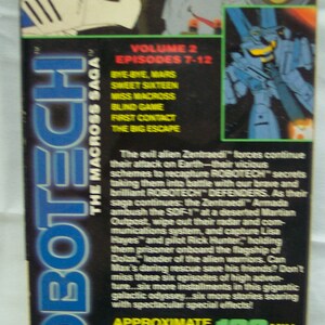 Vintage ROBOTECH the Macross Saga Volume 2 Episodes 7-12 Vhs Video 1980 ...