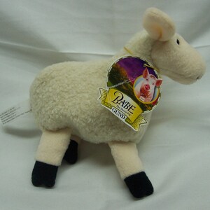 Vintage 1998 Babe the Pig MAA THE SHEEP 6" Bean Bag Stuffed Animal Toy ...