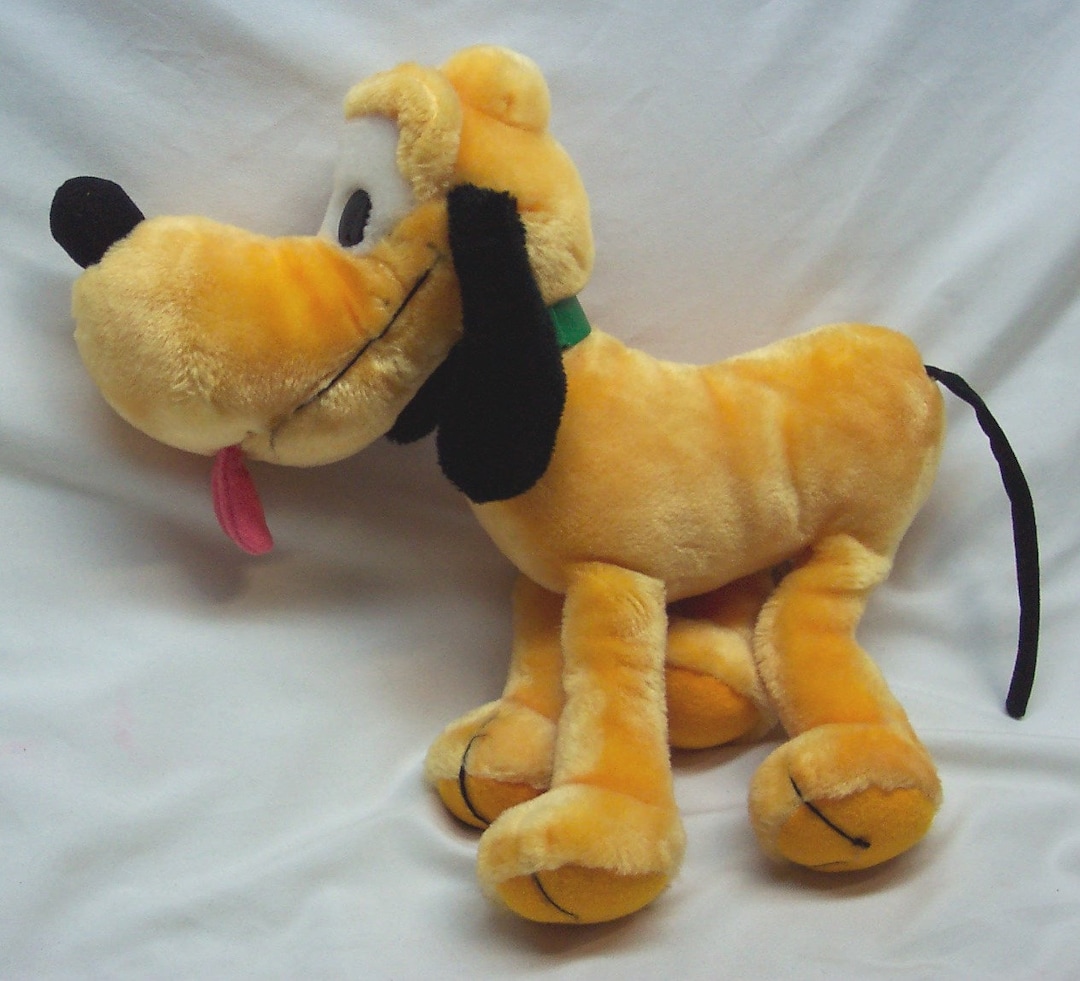 Vintage Walt Disney NICE PLUTO DOG 14 Plush Stuffed Animal Toy 1980's ...