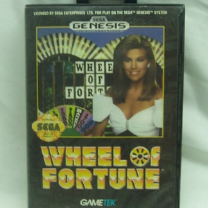 Vintage WHEEL OF FORTUNE Sega Genesis Video Game Complete With Manual ...