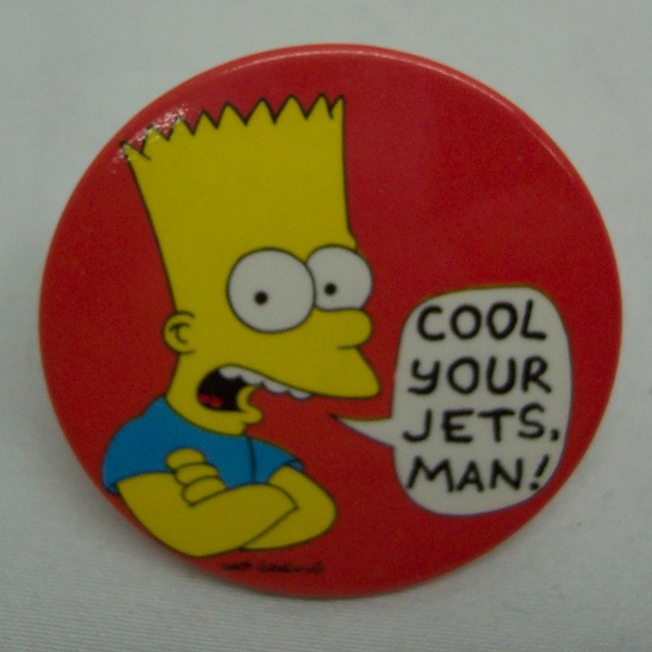 Bart Simpson Pin - Etsy