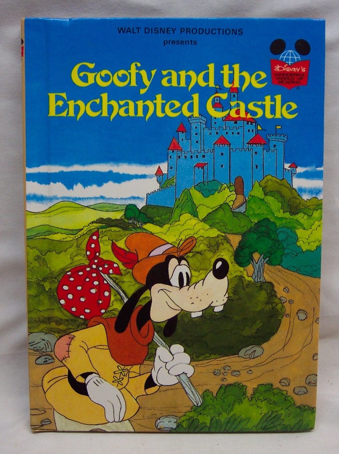 Vintage 1981 Walt Disney Goofy and the Enchanted Castle disney's Wonderful World of Reading Book ...