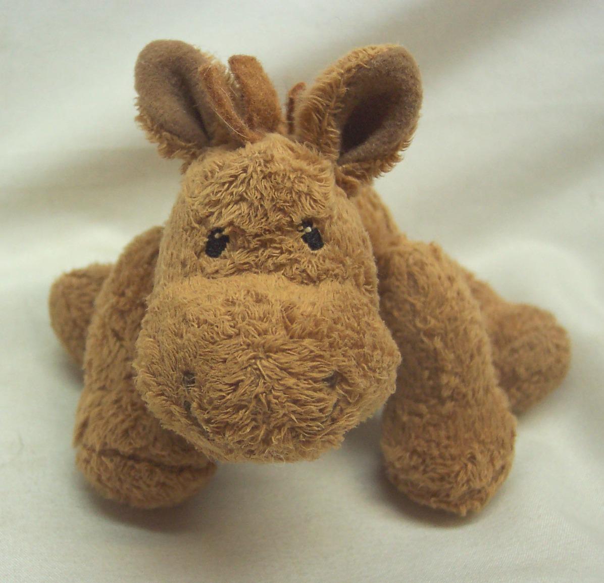 Vintage Fuzzy Flops SOFT FLOPPY Brown HORSE 4" Plush Stuffed Animal Toy ...