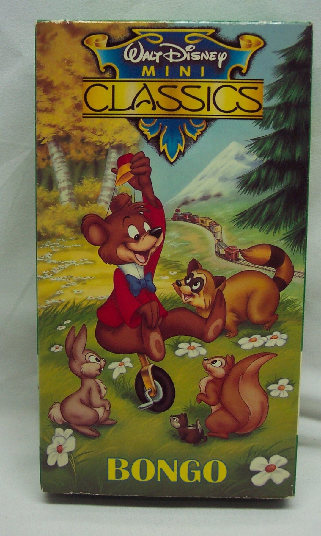 Vintage Walt Disney Cartoon Mini Classics BONGO Vhs Video Movie 90's ...