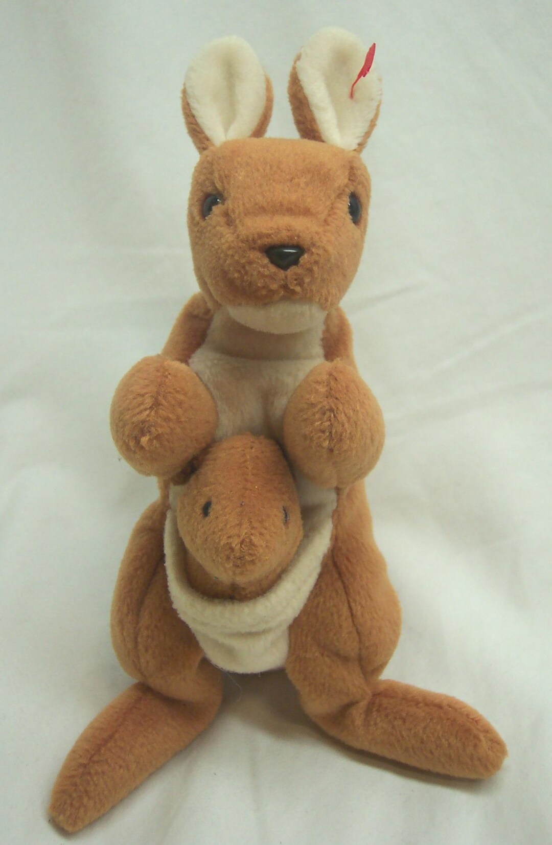 Vintage TY Beanie Baby BLIZZARD White TIGER 8" Bean Bag Stuffed Animal ...