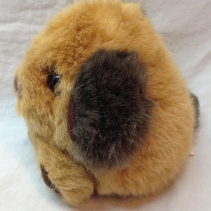 Vintage 1994 Puffkins Tan & Brown PUPPY DOG 4" Plush Stuffed Animal Toy ...