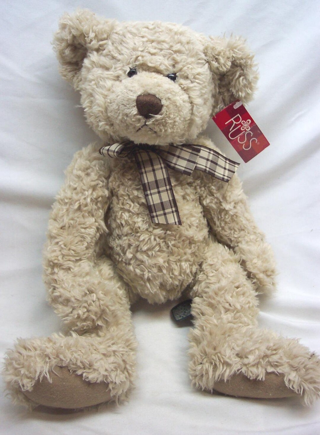 Vintage RUSS Bears From the Past TENNYSON Tan Teddy Bear 14 Plush ...